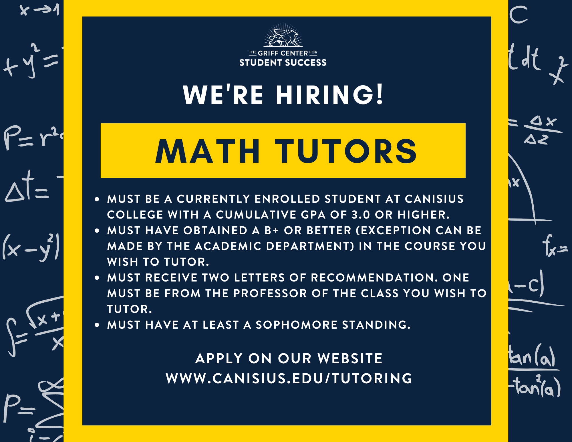 Tutoring Center | Canisius College - Buffalo, NY